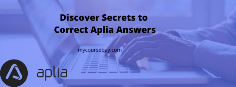 The Secret to 100% Correct Aplia Answers - MyCoursebay